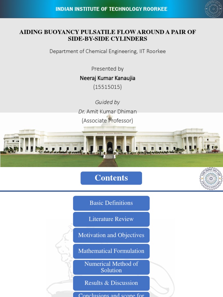 Flow Over Two Circular Cylinders | PDF | Fluid Dynamics | Convection