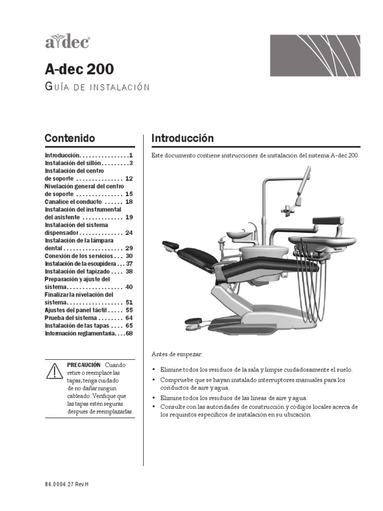 Instalacion ADEC200 | PDF | Herramientas | Perforar
