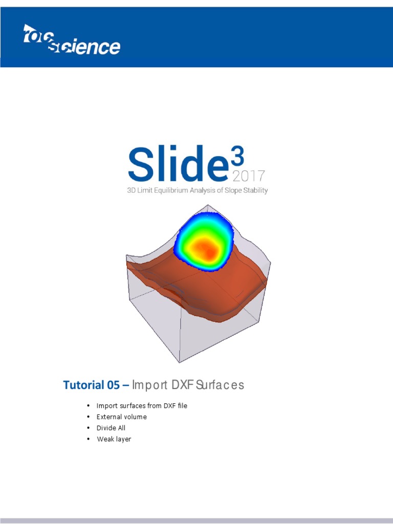 Tutorial 05 Import DXF Surfaces | PDF | Areas Of Computer Science ...