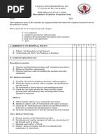 Staff Nurse Evaluation Form | PDF | Nursing | Patient