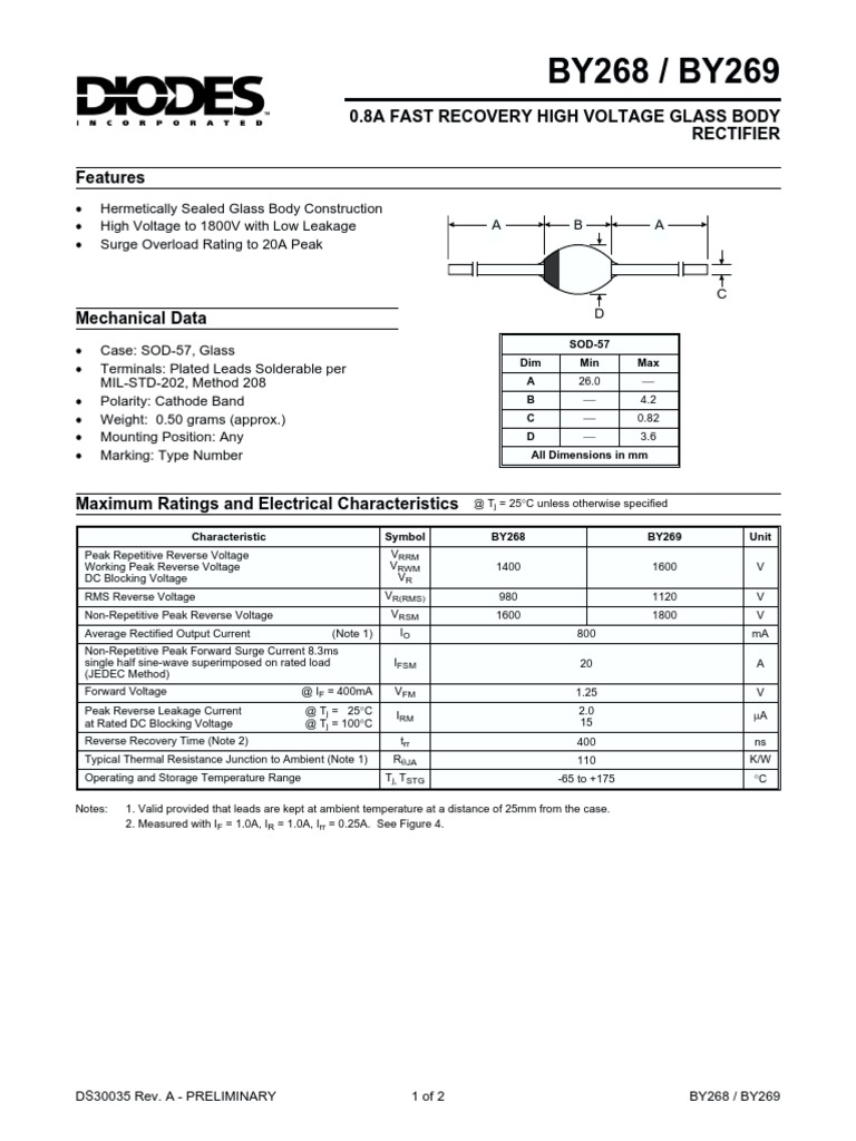 Data Sheet | PDF | Rectifier | Electronic Engineering