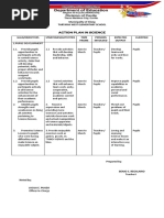 Science Action Plan 2023-2024 | PDF | Teachers | Science