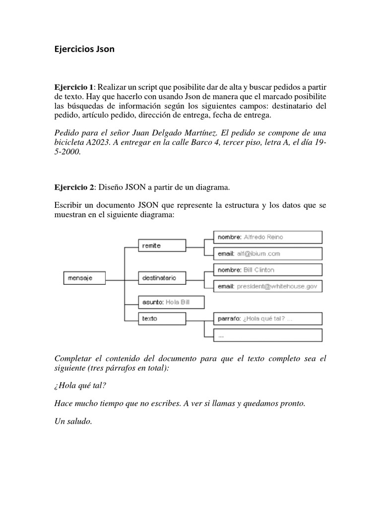 Ejercicios JSON | PDF | Arboles | Plantas