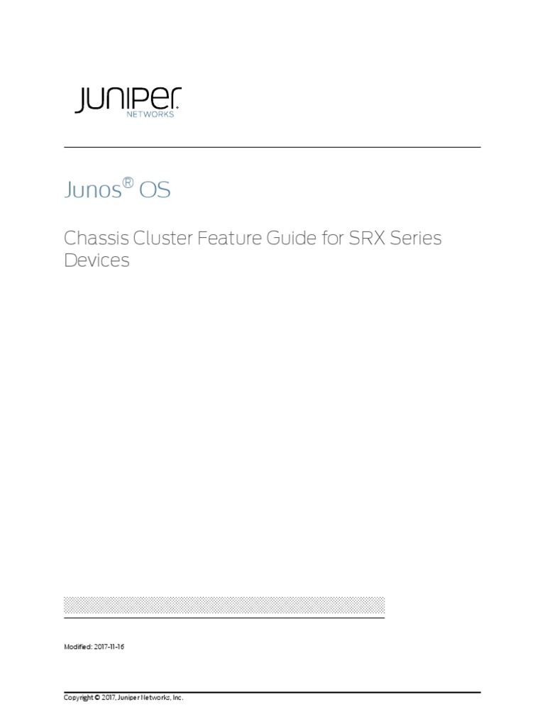 Security Chassis Cluster | PDF | Computer Cluster | Internet Protocols