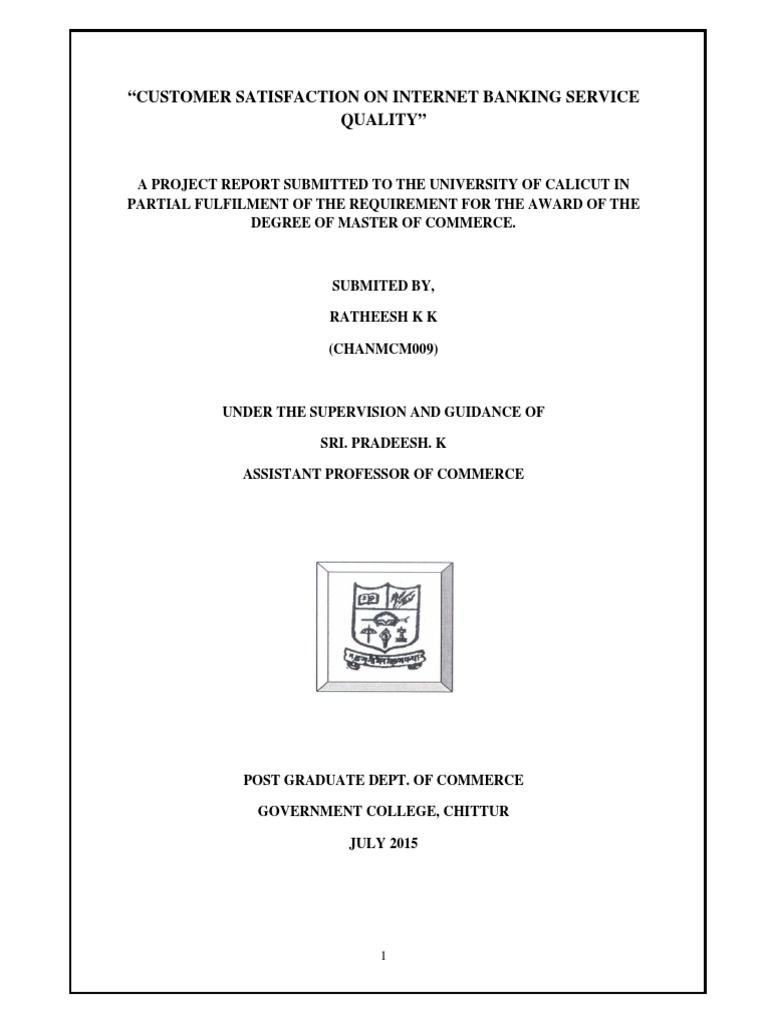 Model Project 6 | PDF | Online Banking | Banks & Banking