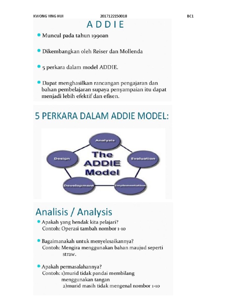 Proses PNP (Addie) (Maths) | PDF
