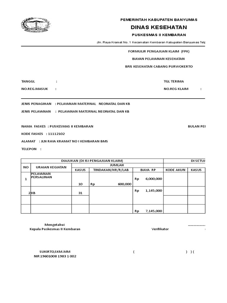 FPK Manual Bpjs | PDF