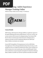 AEM Developer Guide | PDF | Java (Programming Language) | Websites