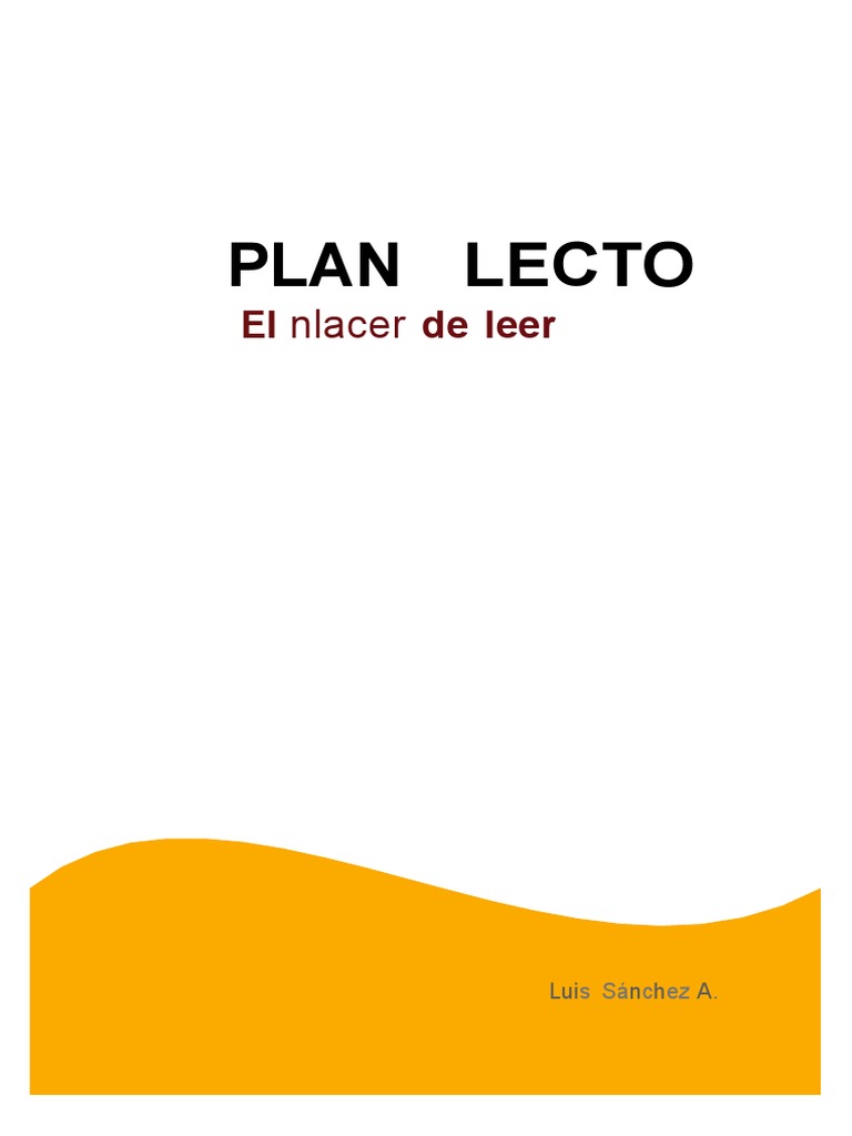 Plan Lector Segundo Grado | PDF | Sicología