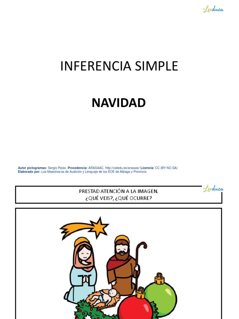 Inferencia Simple 1 Navidad | PDF