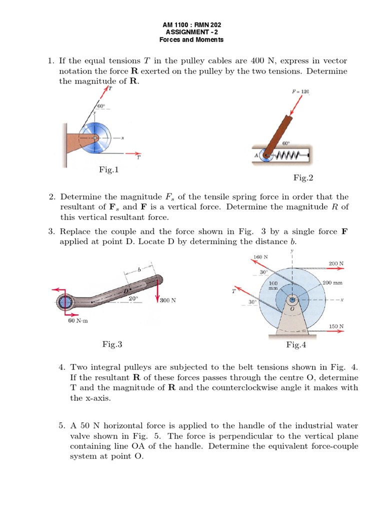 Assignment 2 | PDF | Norm (Mathematics) | Force