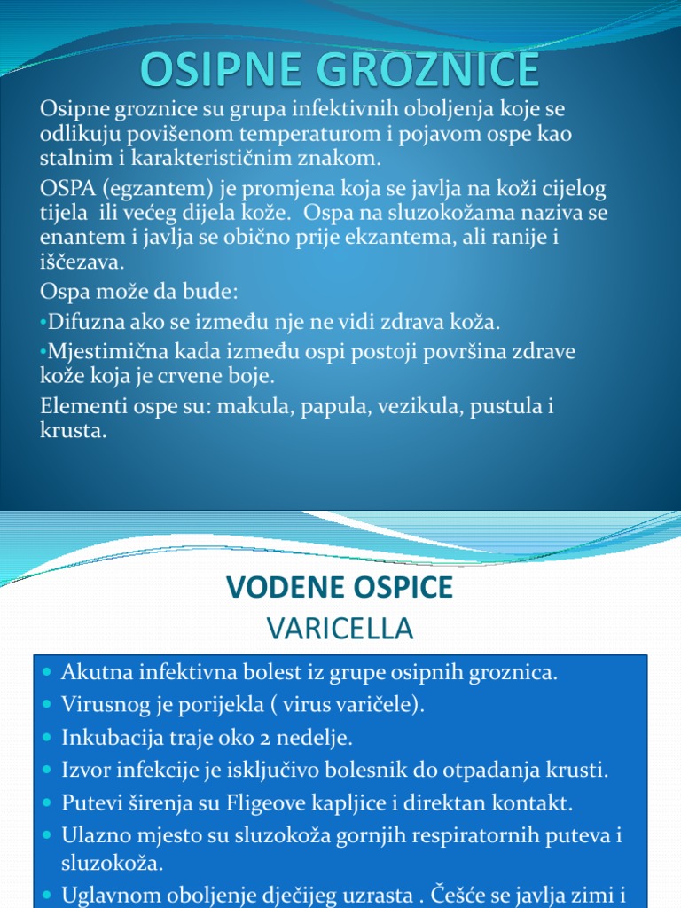 Osipne Groznice | PDF
