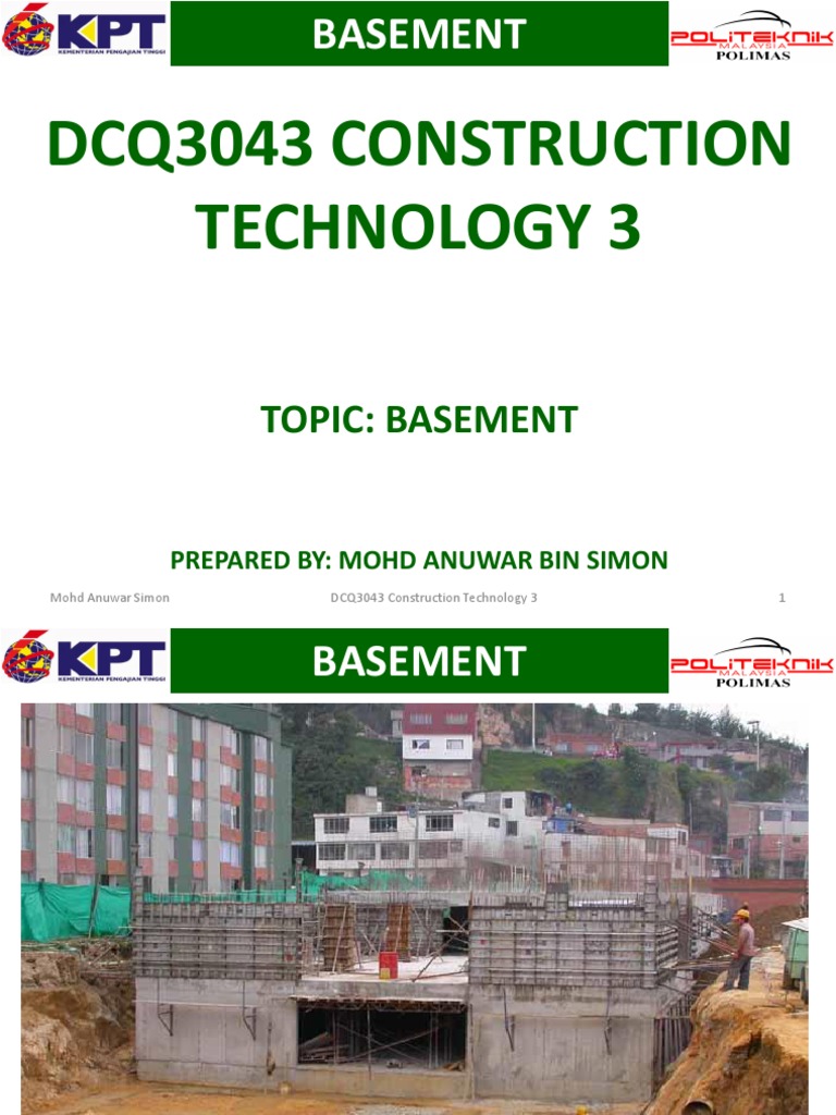 Basement | PDF | Deep Foundation | Basement
