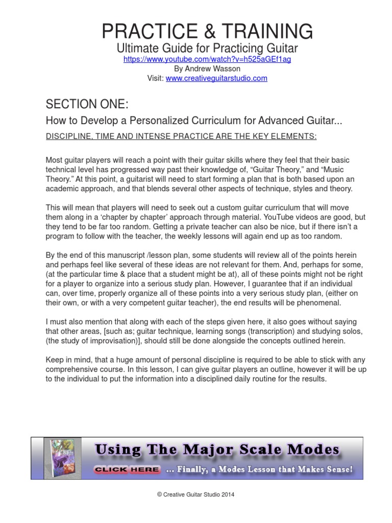 Ultimate Practice Guide | PDF | Chord (Music) | Harmony