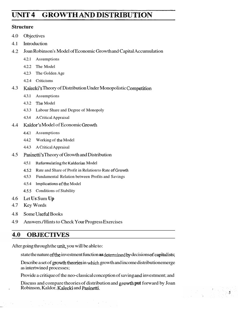 Unit Growth Utibn: Structure | PDF | Economic Growth | Keynesian Economics