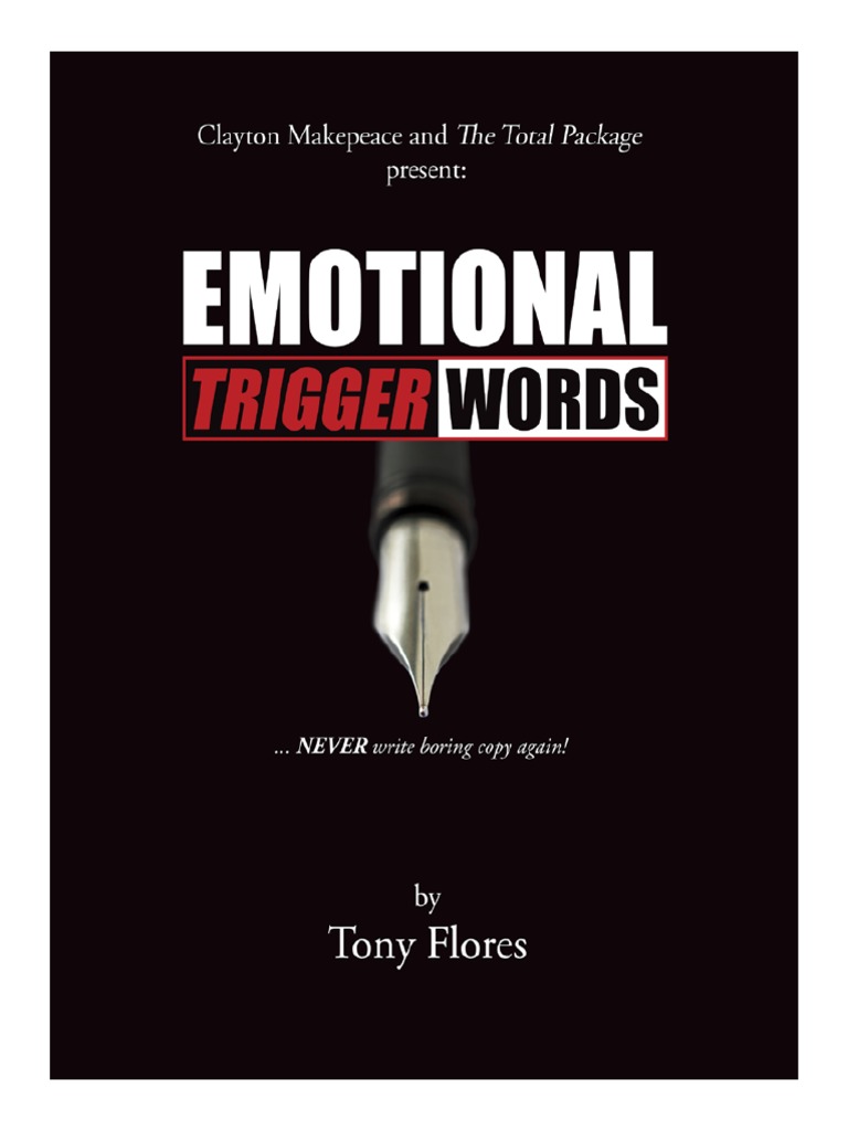 Emotional Trigger Words | PDF | Anger | Fear