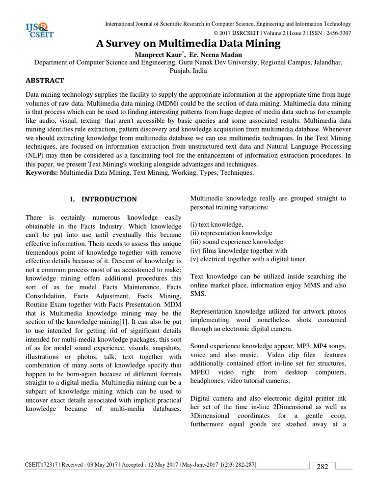 Survey Paper | Download Free PDF | Multimedia | Metadata
