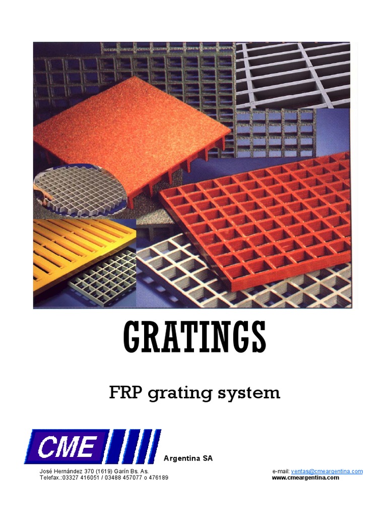 Grating | PDF | Polyester | Corrosion