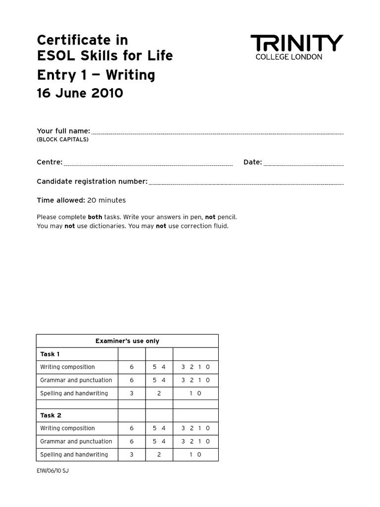 Entry 1 Writing 16 June 2010 | PDF