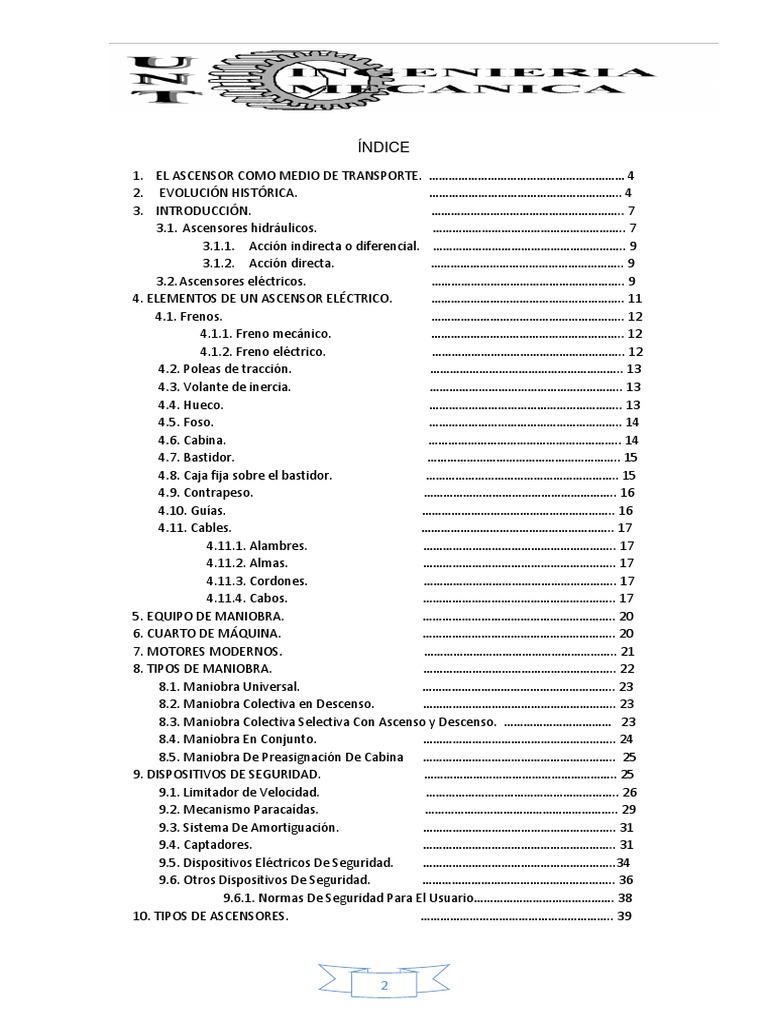 Informe Ascensor | PDF | Ascensor | Máquinas