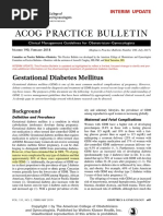 Acog Practice Bulletin Summary: Prelabor Rupture of Membranes | PDF ...