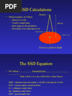 SSD vs SAD in Radiotherapy Techniques | PDF | Ratio | Attenuation