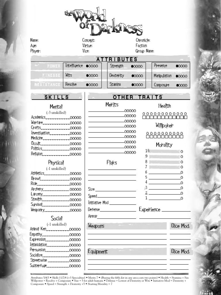 Medieval Character Sheet Template | PDF | Leisure Activities | Role Playing
