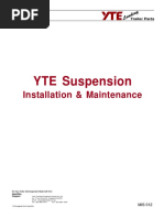 YTE Suspension Installation Guide | PDF | Suspension (Vehicle) | Axle