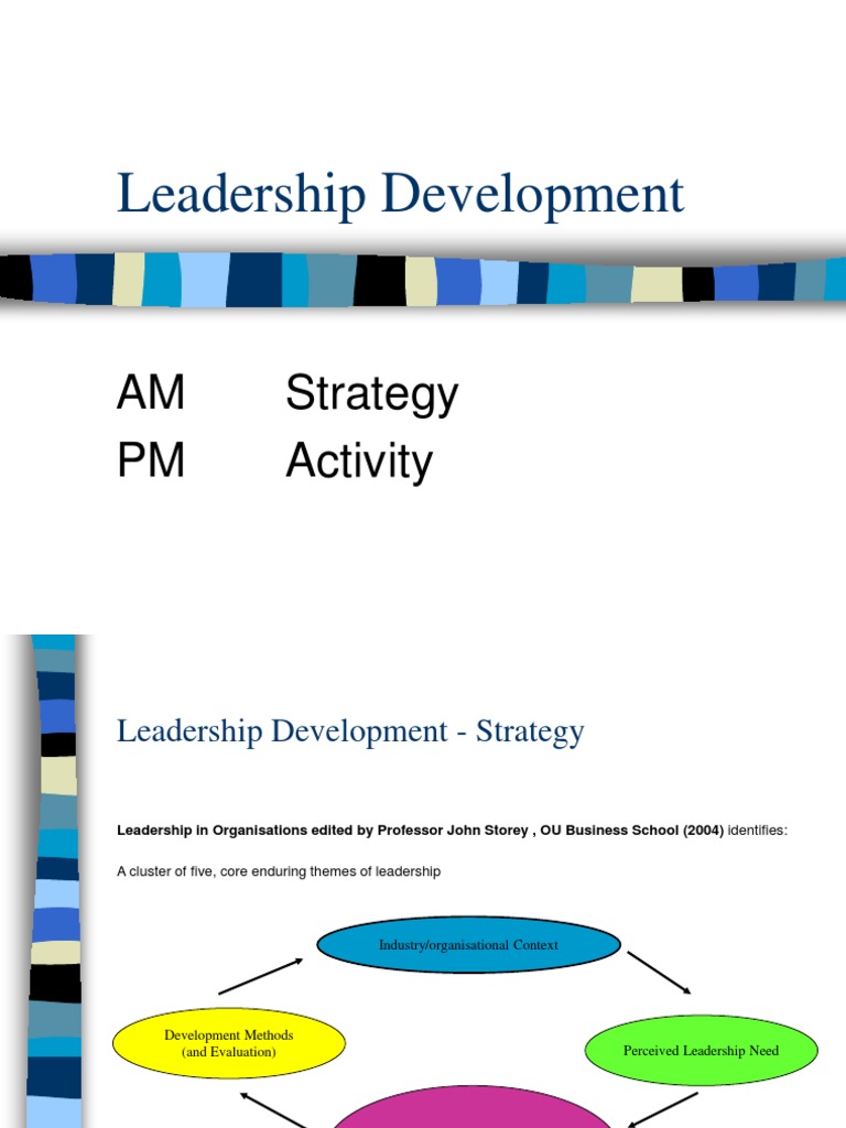 Leadership Development: AM Strategy PM Activity | Leadership ...