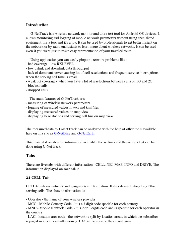 Manual Nectrack Lite | PDF | Cellular Network | Computer Network
