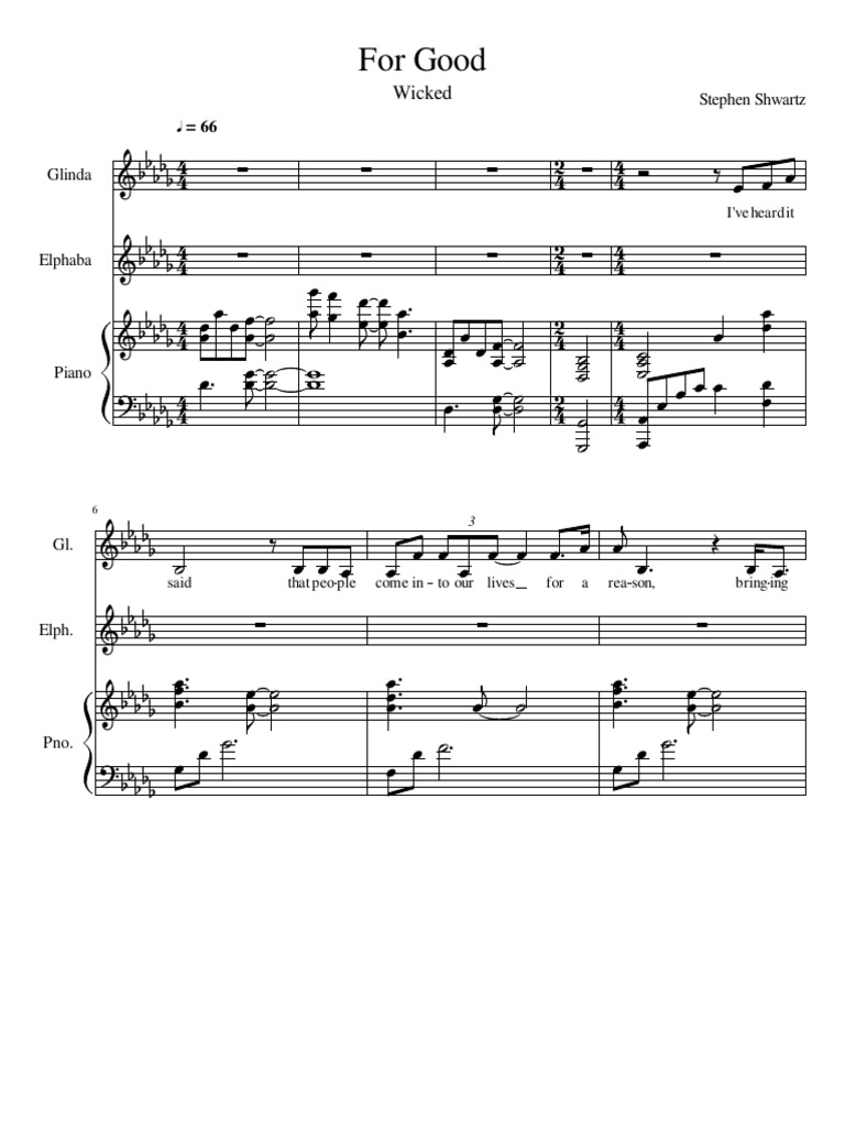 For Good-Score and Parts | PDF