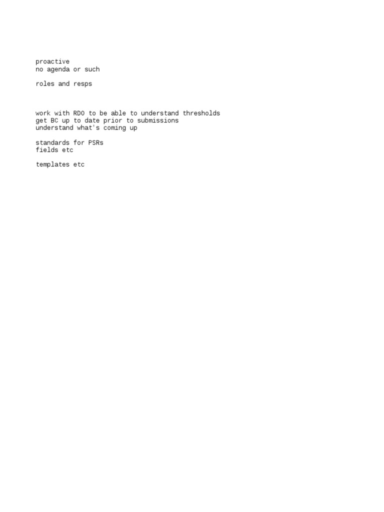 Proactive Roles and Responsibilities Guide | PDF | Computers ...