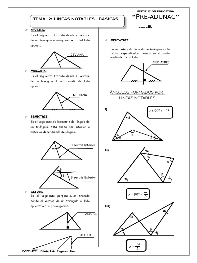 Geom2 Ii | PDF | Triángulo | Formas geométricas