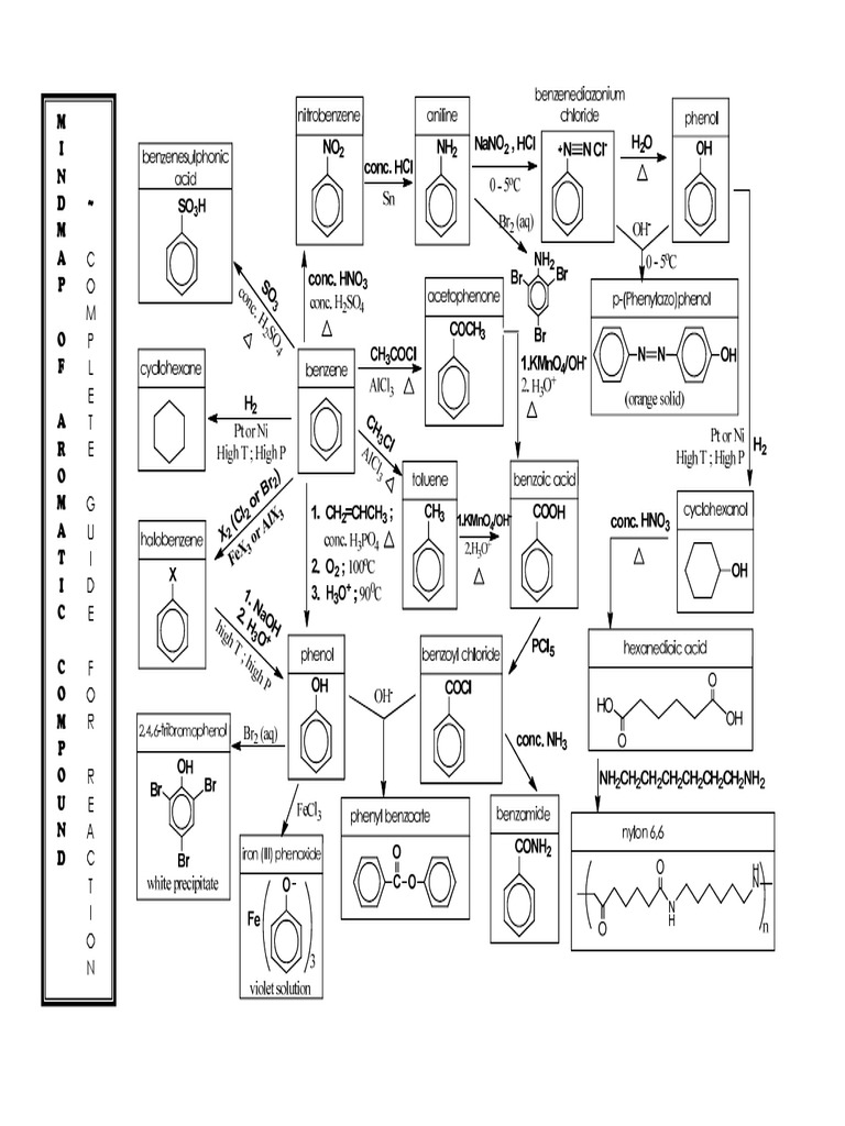 Mind Map of Aromatic | PDF