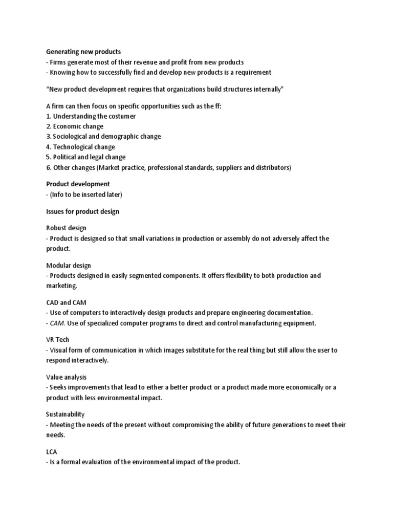 Management Operation | PDF | New Product Development | Product Design