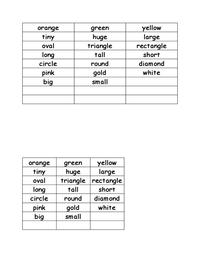 Adjectives Headings Abm | PDF