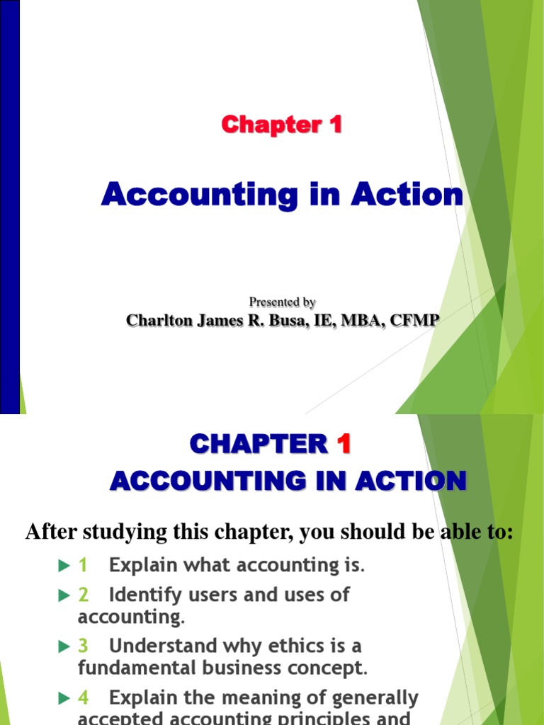 Chapter 01 Principles of Accounting | PDF | Expense | Balance Sheet