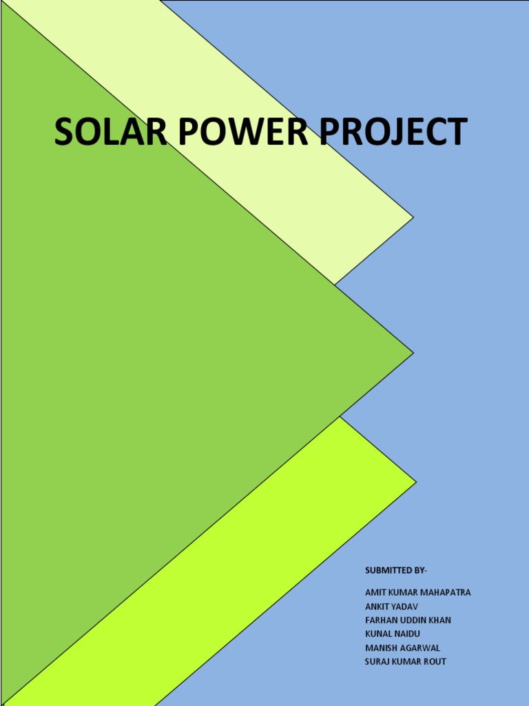 Solar Power Report | PDF