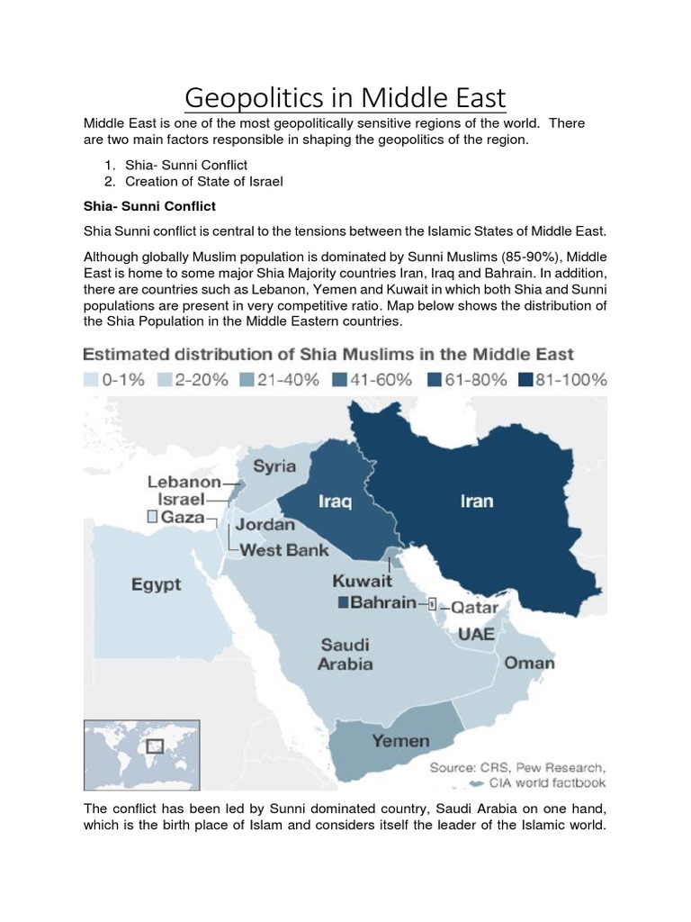 Sunni-Shia Dynamics in Middle East Geopolitics | PDF | Bahrain | Saudi ...