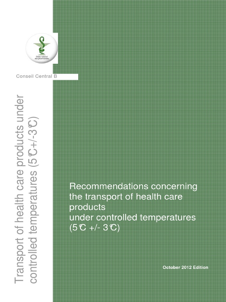 Ordre Transport Recommendations | PDF | Calibration | Packaging And ...