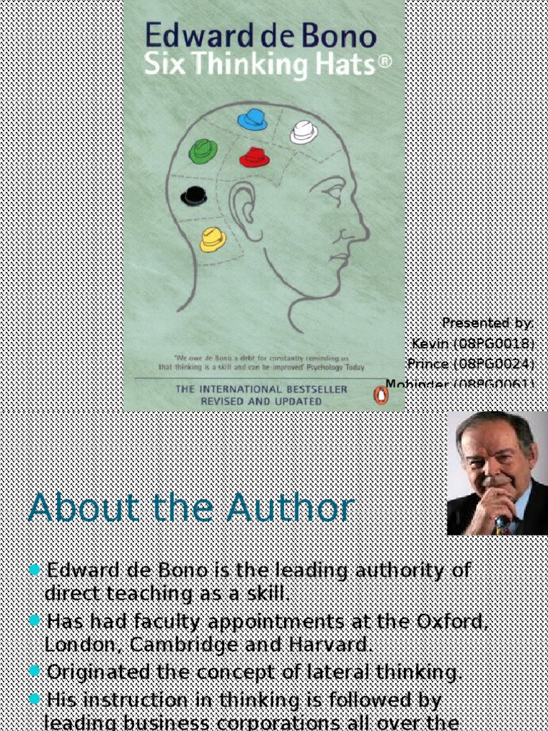 Six Thinking Hats | PDF | Thought | Attention