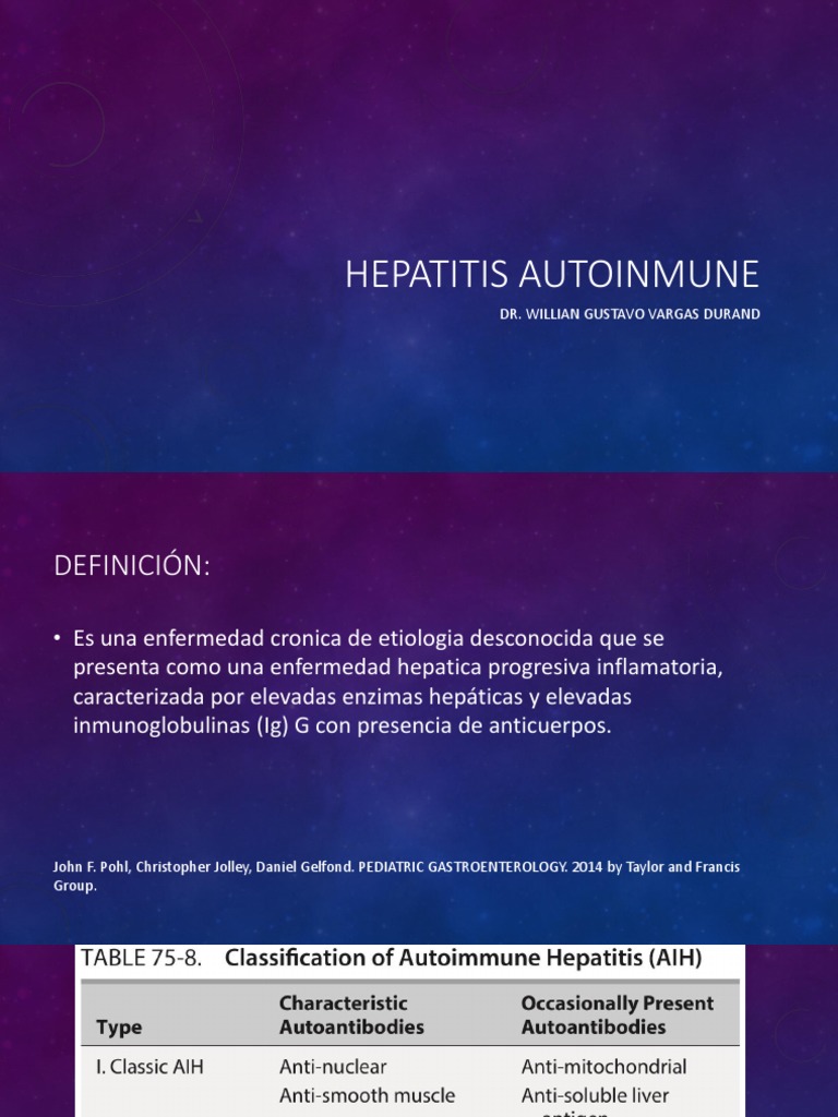 Hepatitis Autoinmune | PDF