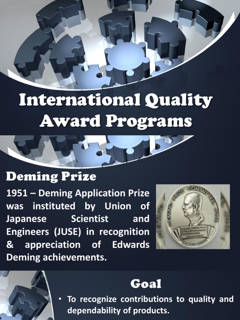 International Quality Award Programs | PDF | Quality Management ...