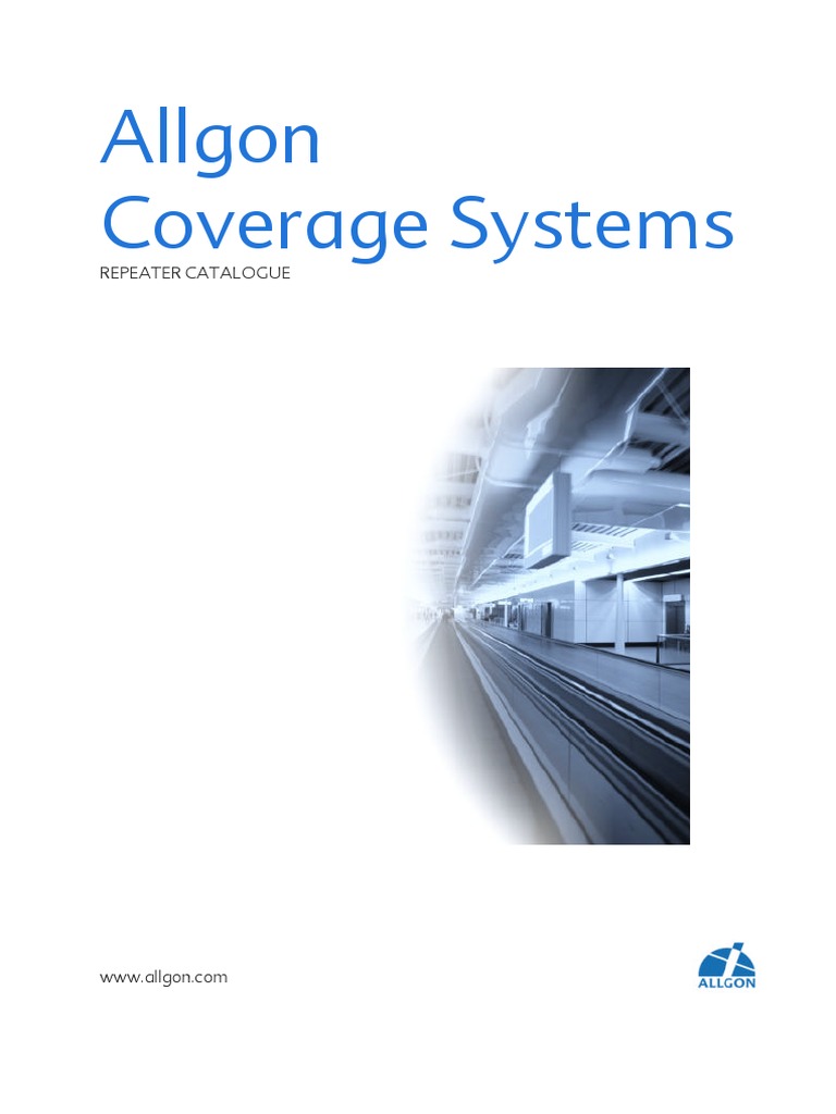 Allgon Coverage Systems - Repeater Catalogue - ALGPC0201 | PDF ...