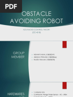 Final Report Obstacle Avoiding Robot | PDF | Electric Motor | Arduino