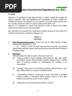 2023 Updated COTPA ACT 2003 | PDF | Tobacco Smoking | Addiction