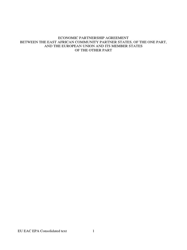 ACP Trade Agreement | PDF | European Union | Trade