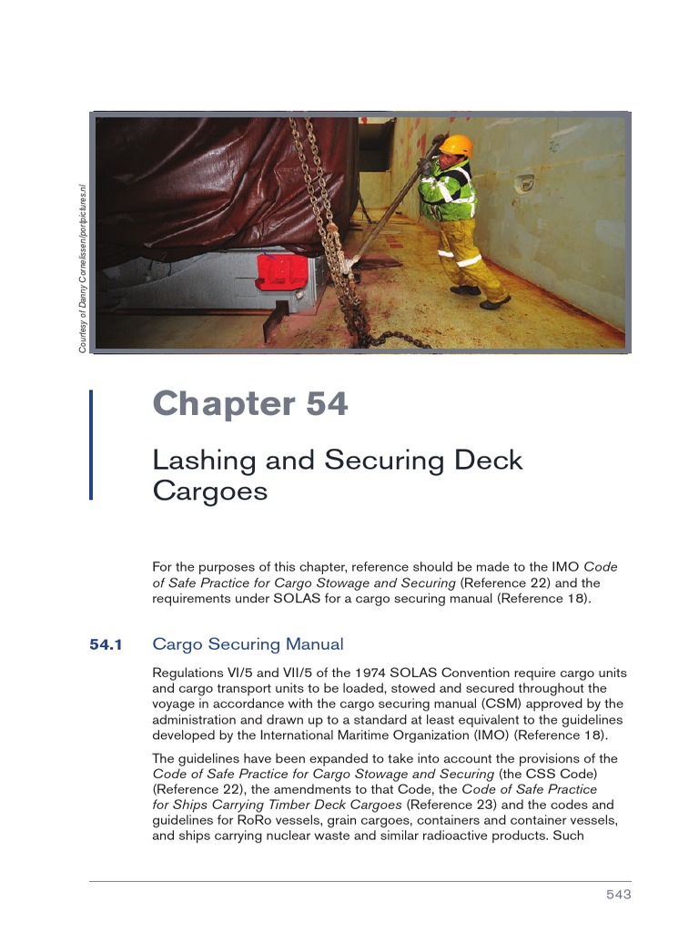 Lashing and Securing Timber Deck Cargoes | PDF | Ships | Water Transport