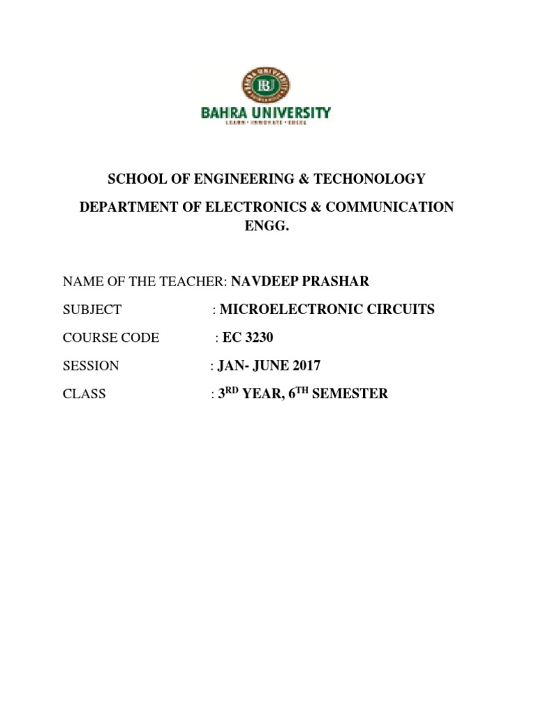 Micro Course File | PDF | Chemical Vapor Deposition | Photolithography