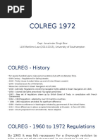 Colreg (1972) | PDF | Traffic | Water Transport